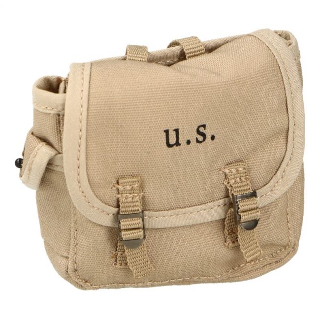 M36 Musette Bag (Beige) Face Pool Figure - Machinegun
