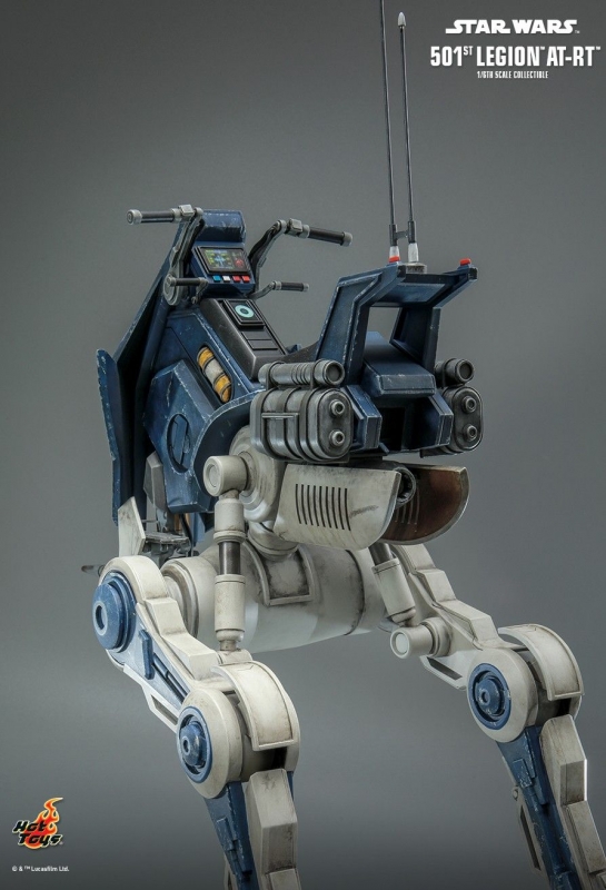 Star Wars : The Clone Wars - 501st Legion AT-RT Hot Toys - Machinegun