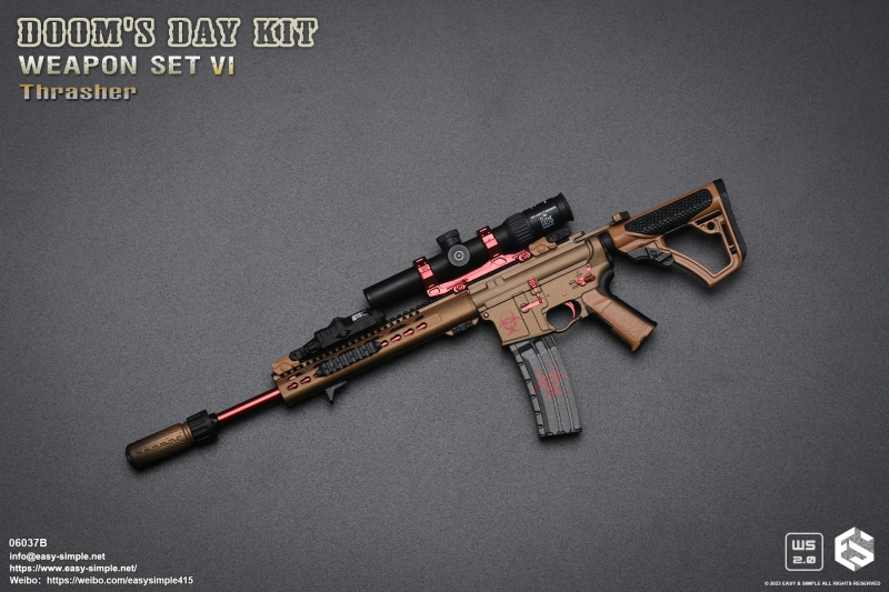 Doom's Day Kit Weapon Set VI - Thrasher (Coyote) - Machinegun