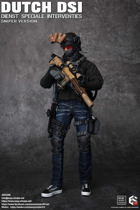 Dutch DSI - Dienst Speciale Interventies (Sniper Version) - Machinegun