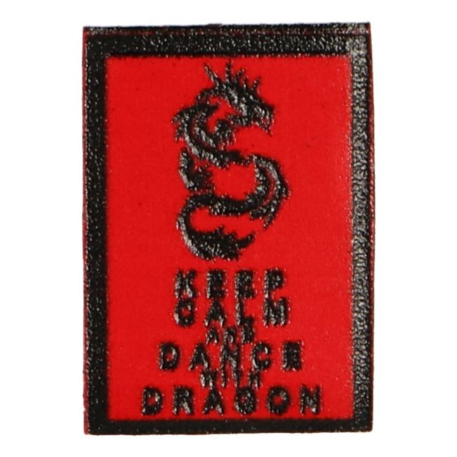 Patch Keep Calm And Dance With Dragon (Rouge) - Machinegun