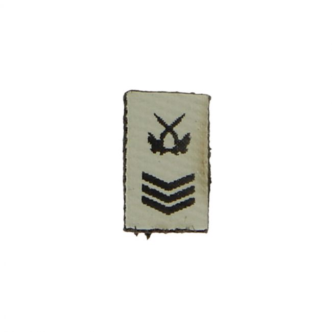 Patch Sergent-Chef Seconde Classe PLA Force Terrestre (Gris) - Machinegun