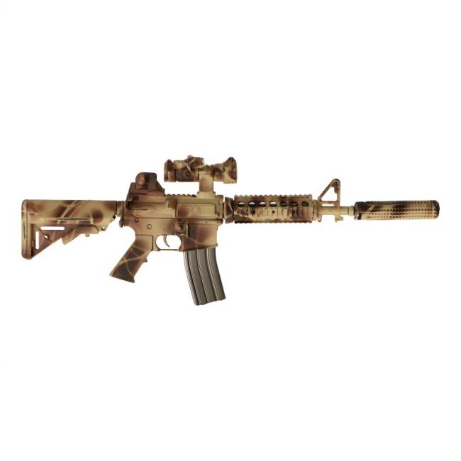 MK18MOD0 CQBR Assault Rifle (2 Colors Camo) Dam Toys - Machinegun