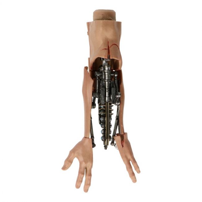 Caucasian Male Robotic Arm with Sonic Vibranium Gun Art Figures ...