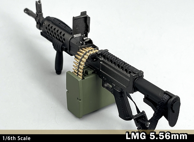 5,56mm LMG Light Machine Gun (Black) ZY Toys - Machinegun
