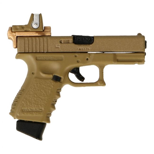 9mm Glock 19 Pistol with Mini RMR Red Dot Sight (Beige) Easy & Simple ...