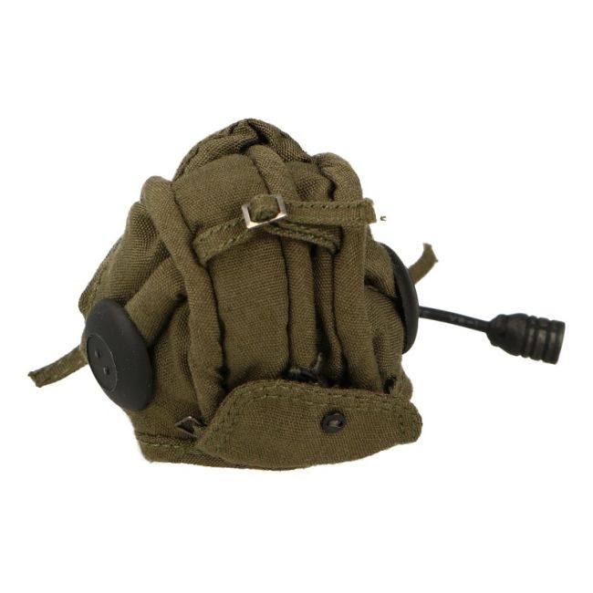 Female Tsh-4 Tanker Helmet with Headset (Olive Drab) Face Pool Figure ...
