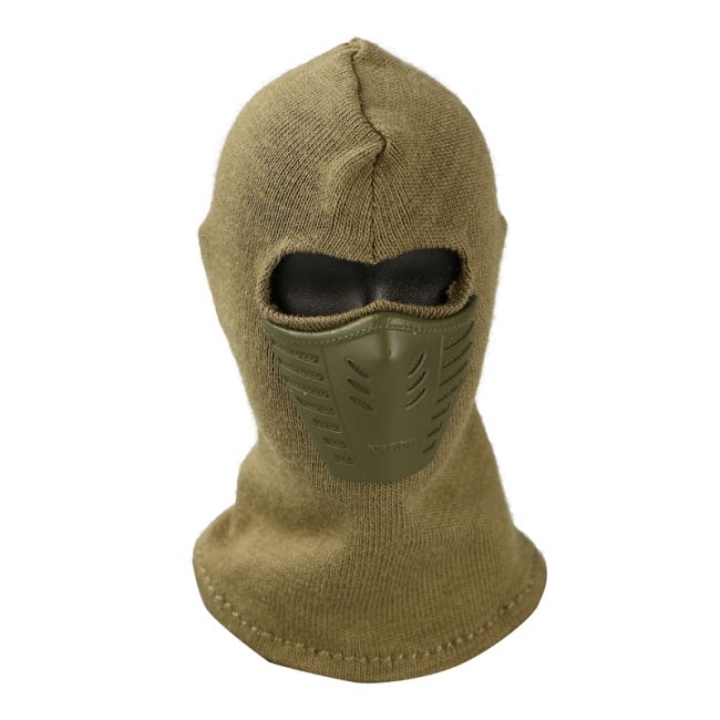 Balaclava with Airflow Face Mask (Olive Drab) Dam Toys - Machinegun