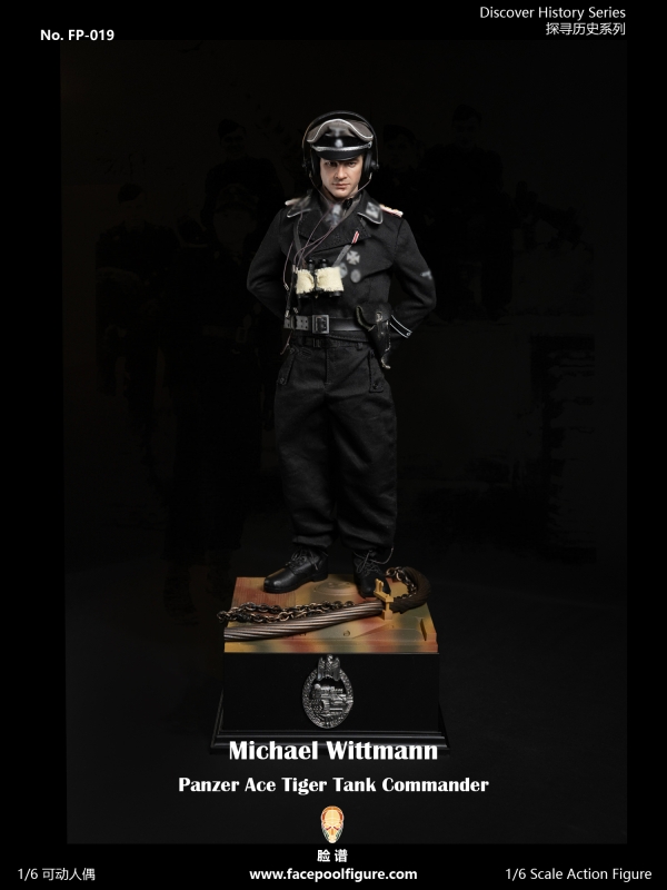 Panzer Ace Tiger Tank Commander - Michael Wittmann Face Pool Figure ...