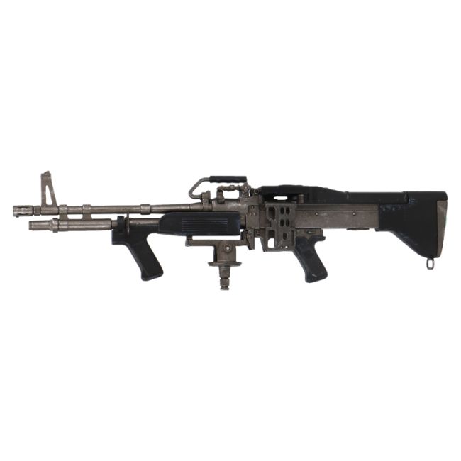 Black M60E3 machine gun - Machinegun