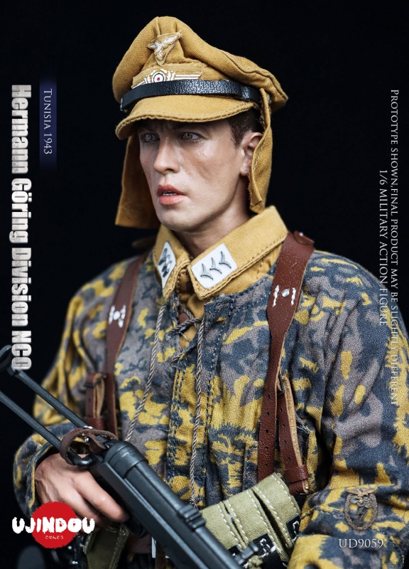 WWII Hermann Göring Division - Tunisia 1943 Ujindou - Machinegun
