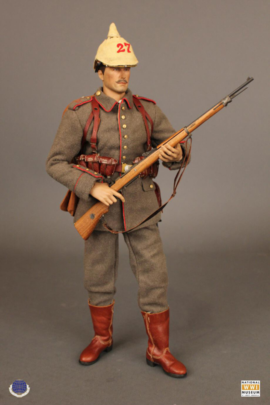 Figurine 1/6 WWI German Infantryman Battle of Liege 1914 - Machinegun.fr