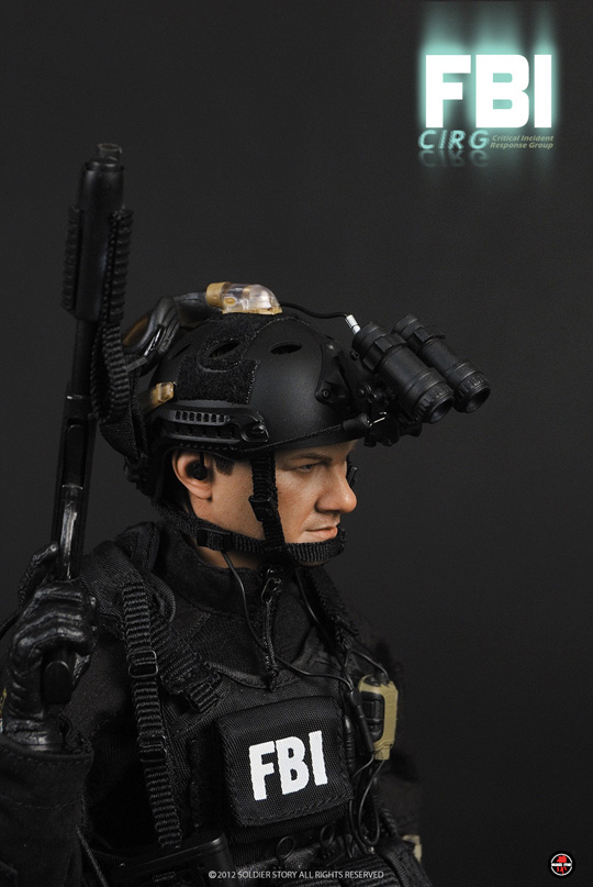 Figurine 1/6 FBI CIRG Critical Incident Response Group - Machinegun.fr
