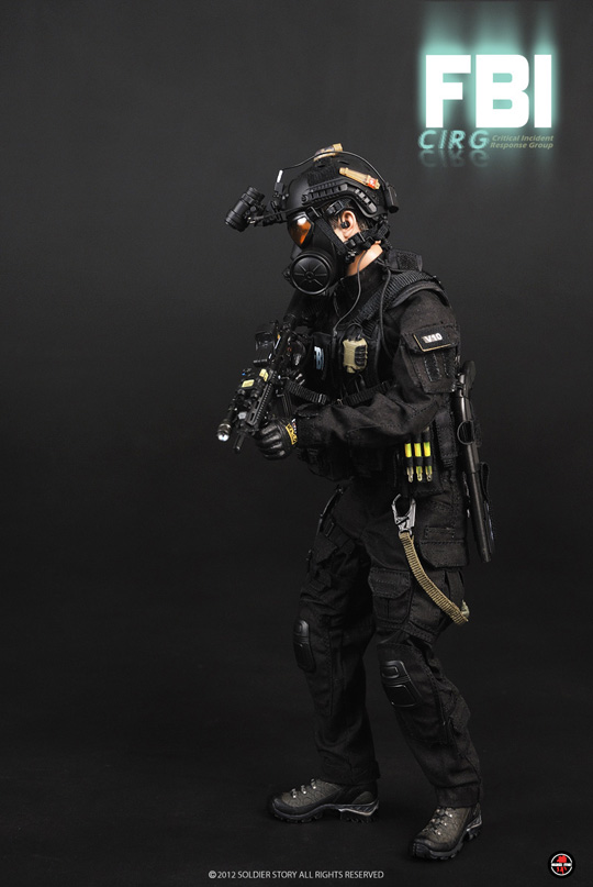 Figurine 1/6 FBI CIRG Critical Incident Response Group - Machinegun.fr